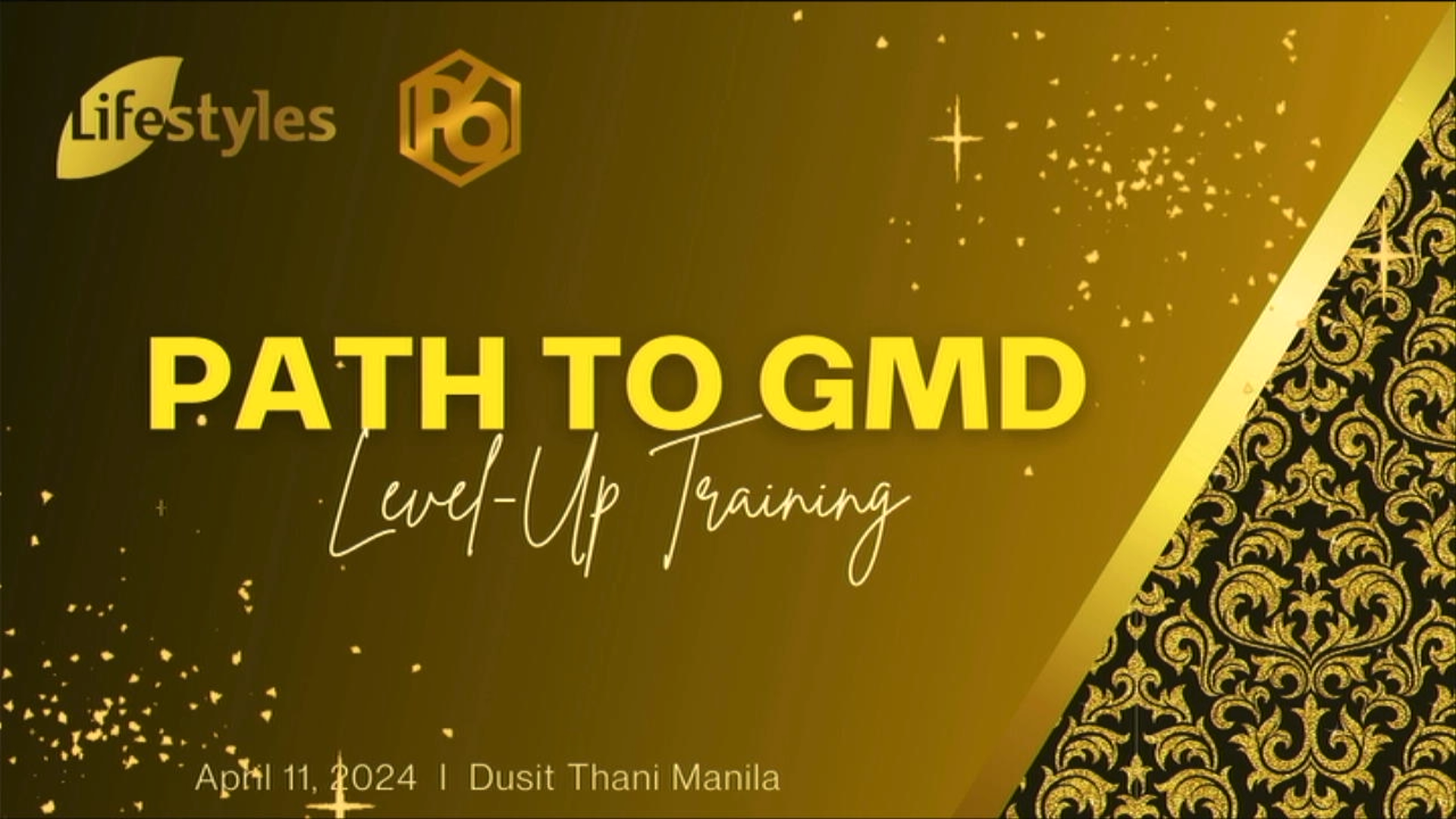 Path to GMD (Training) - P6 BBB PRO